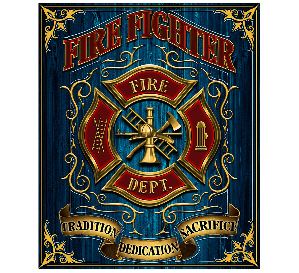 Firefighter Throw Blanket
