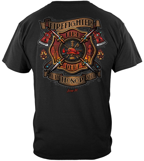 Fire Department Memorial Tattoos
